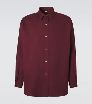 A.PRESSE Cotton Twill Shirt