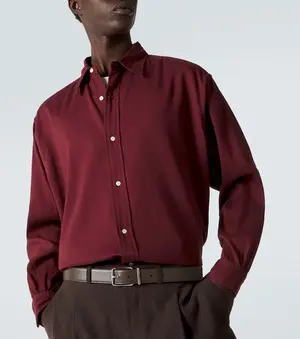A.PRESSE Cotton Twill Shirt