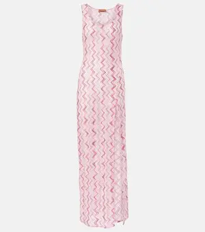 Missoni Zigzag Maxi Dress - Pink