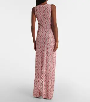 Missoni Zigzag Maxi Dress - Pink