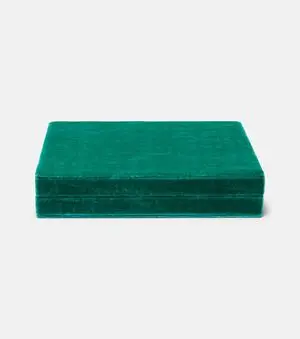 Sophie Bille Brahe Trésor Velvet Jewelry Box - Green