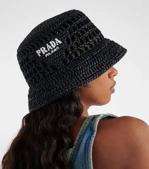 Prada Logo Bucket Hat