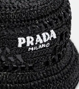 Prada Logo Bucket Hat
