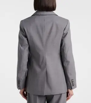 Max Mara Circense Virgin Wool Blazer - Grey