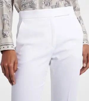 Max Mara Cotton Slim Fit Trousers