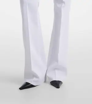 Max Mara Cotton Slim Fit Trousers