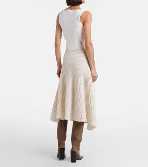 Alaïa Wool And Cashmere Midi Skirt