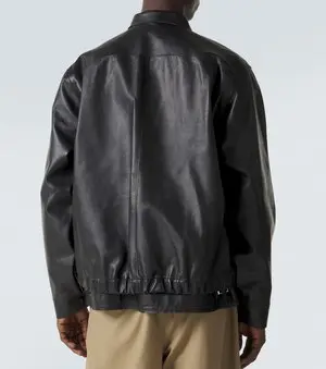 Sacai Leather Blouson Jacket