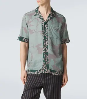 Dries Van Noten Printed Bowling Shirt