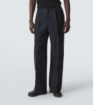 Dries Van Noten Floral Cotton-blend Straight Pants
