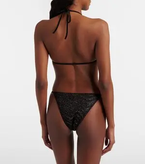 Missoni Zigzag Sequined Lamé Bikini