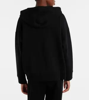Max Mara Cotton-blend Hoodie - Black