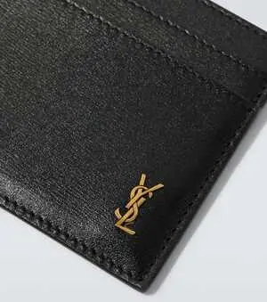 Saint Laurent Cassandre Leather Card Case