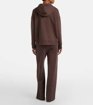 Max Mara Bali Cotton-blend Wide-leg Sweatpants
