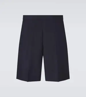 Prada Wool And Mohair Bermuda Shorts