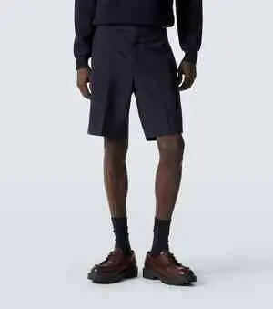 Prada Wool And Mohair Bermuda Shorts