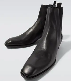 Saint Laurent Stanton Leather Chelsea Boots