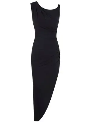 Elisabetta Franchi Long Dress - Black