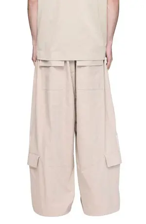 Y3 Drawstring Straight Leg Pants