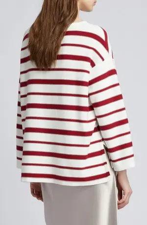 MM BY MAX MARA Stripe Relaxed Top