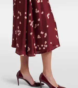 Altuzarra Belted Printed Silk Shirt Dress