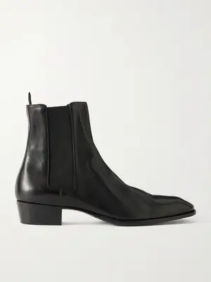 Saint Laurent Stanton Leather Chelsea Boots