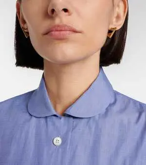 Prada Logo Stud Earrings