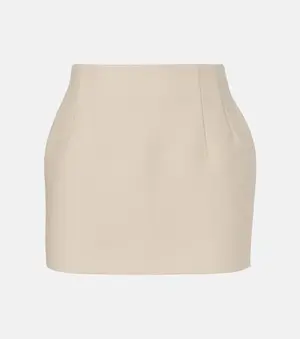Wardrobe.NYC Wool Miniskirt