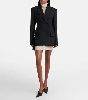 Wardrobe.NYC Wool Miniskirt