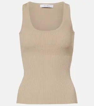 Max Mara Ribbed Knit Tank Top