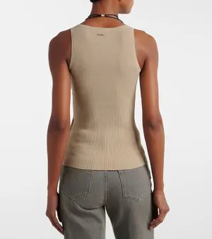 Max Mara Ribbed Knit Tank Top