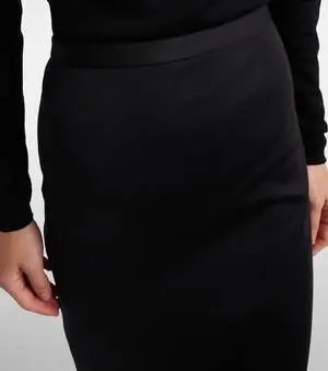 Max Mara Piuma Jersey Pencil Skirt
