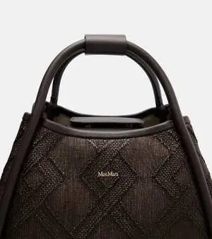 Max Mara Leather Tote Bag