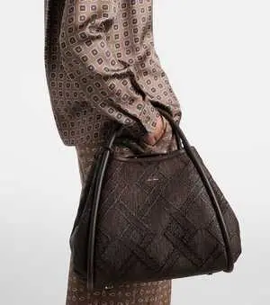 Max Mara Leather Tote Bag