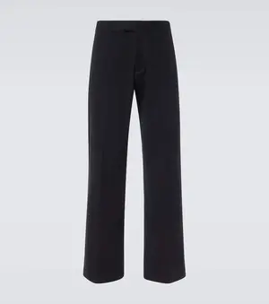 TOM FORD Cotton Drill Wide-leg Pants