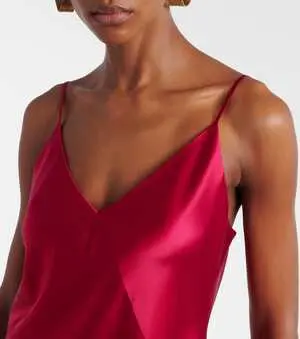 Max Mara Silk Satin Camisole - Red