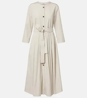 Max Mara Button Detailed Day Dresses