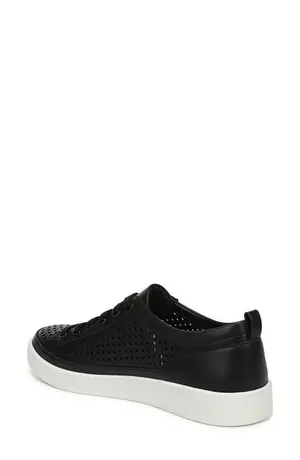 Vionic Winny Perf Sneaker - Black Leather
