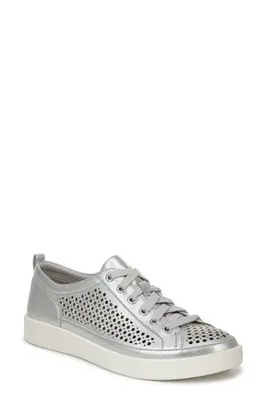 Vionic Winny Perf Sneaker - Silver Leather