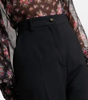 Dolce & Gabbana Wool-blend Slim Fit Trousers