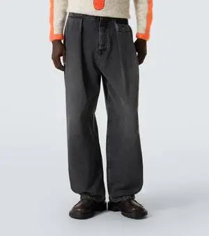 Loewe Pleated Barrel-leg Jeans