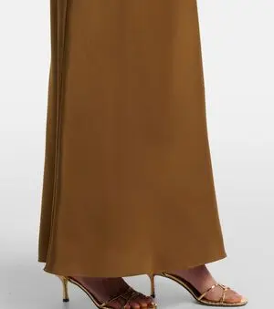 Max Mara Pentola Satin Cocktail Dress