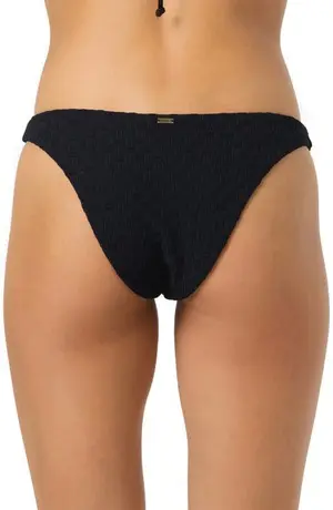 O'Neill Willow Weave Flamenco Bikini Bottoms - Black