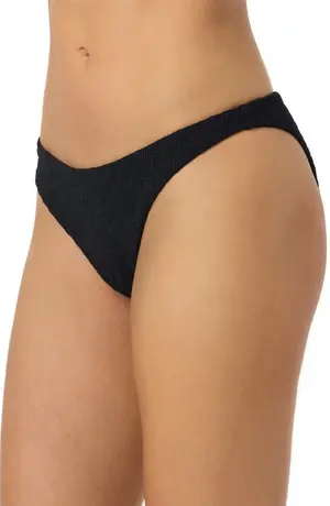 O'Neill Willow Weave Flamenco Bikini Bottoms - Black