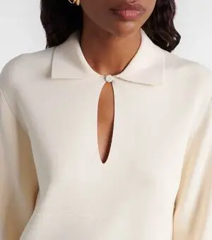 Max Mara Jersey Polo Top
