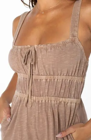 Roxy Clover Jumpsuit - Brownie