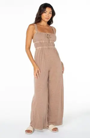 Roxy Clover Jumpsuit - Brownie