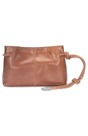Frye Caroline Leather Wristlet Clutch
