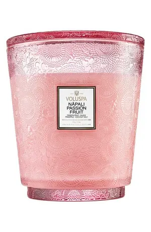 Voluspa Nāpali Passion Fruit Lidded 5-wick Hearth Candle - No Color