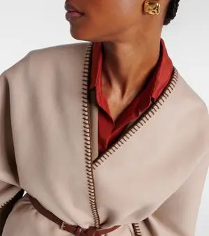 Max Mara Virgin Wool Cape